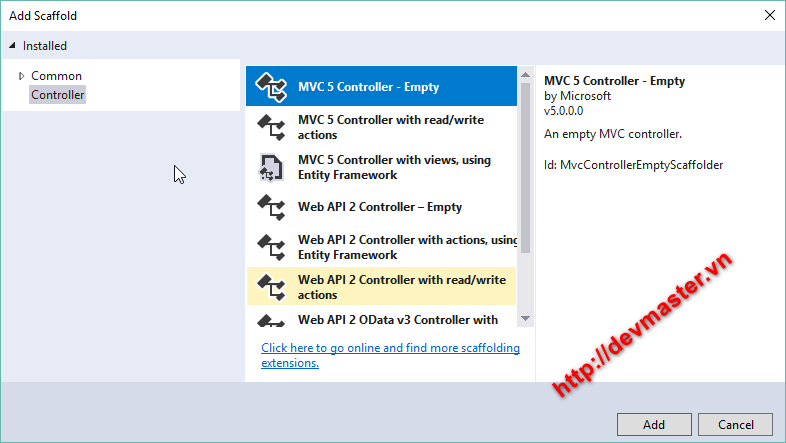 Lab 04 - Model in ASP.NET MVC 5 - Bài 4.1 | DEVMASTER